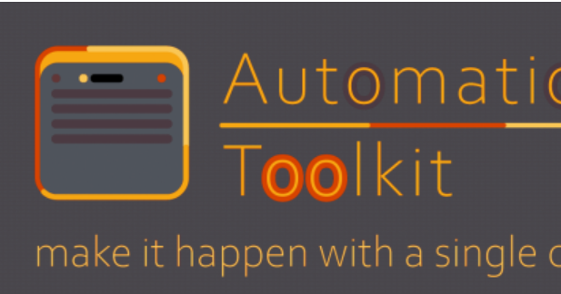 A tool for creating programmable buttons Automation Toolkit, After ...