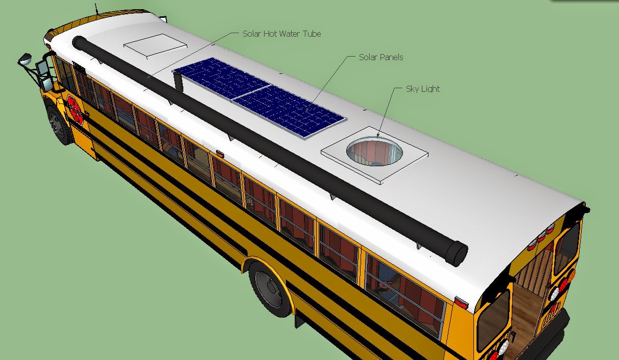 Sweatsville: Skoolie SketchUp Lay-out and Video