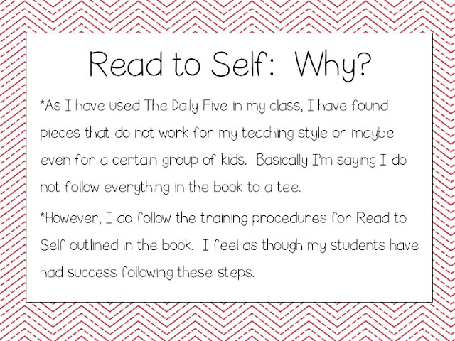 School Is a Happy Place: The Daily Five: Launching Read to Self