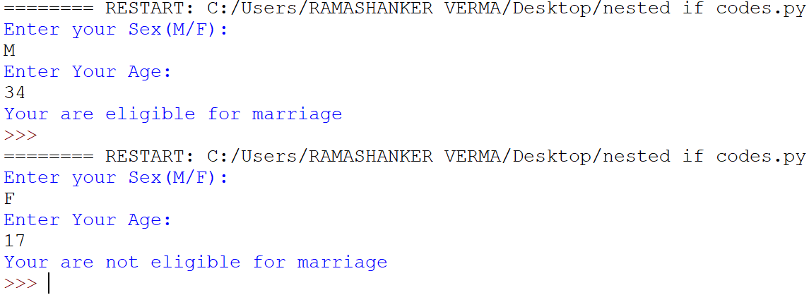 How to use if-else, elif decision control instruction in python with ...