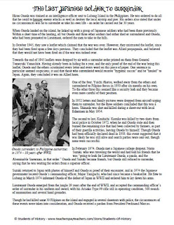 Students of History: Last Japanese Soldier to Surrender in World War II
