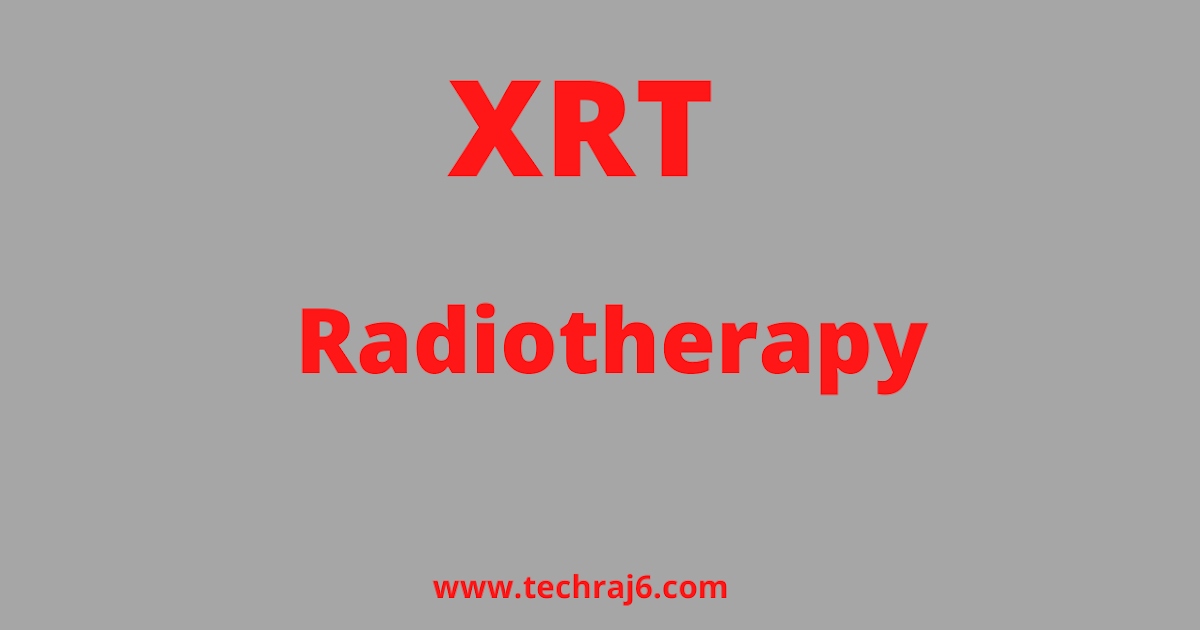 XRT full form, What is the full form of XRT
