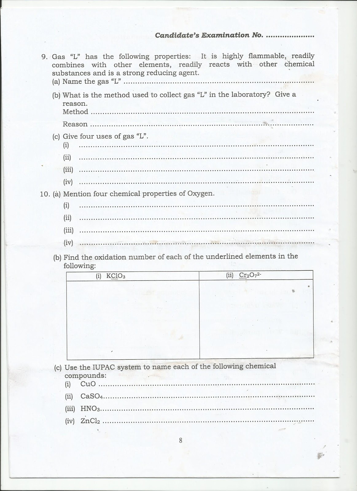FORM TWO STUDY NOTES & PAST PAPERS BLOG: CHEMISTRY--FORM TWO SECONDARY ...