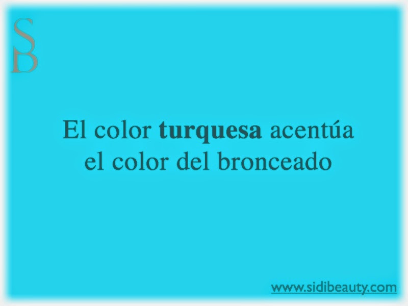 Va de color: TURQUESA