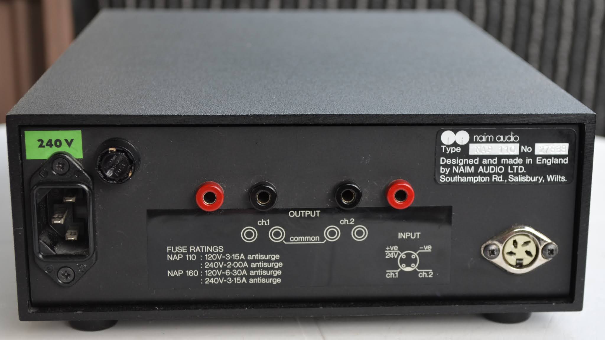 Rational Hi-Fi: NAIM NAP 110