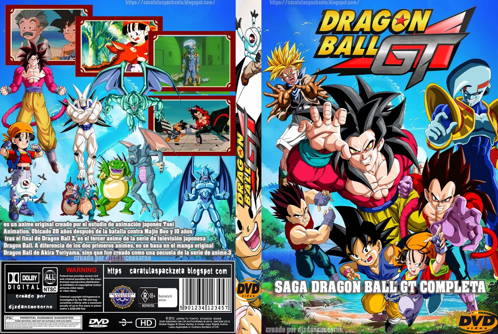 Saga Dragon Ball GT Completa - Serie Completa 05 | CaratulasZT