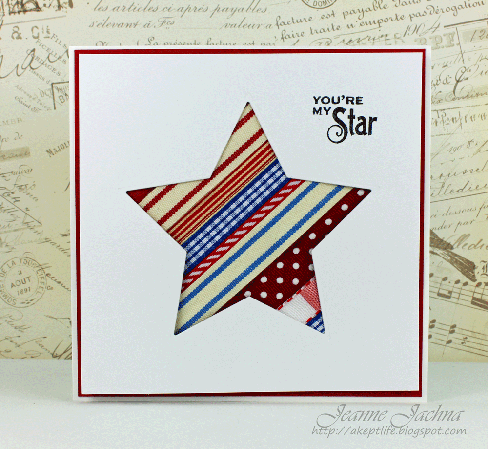 A Kept Life: Ribbon Card Tutorial