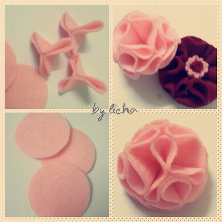 DIY : Cara Buat Bunga Comel dengan Felt - Nora.Liza