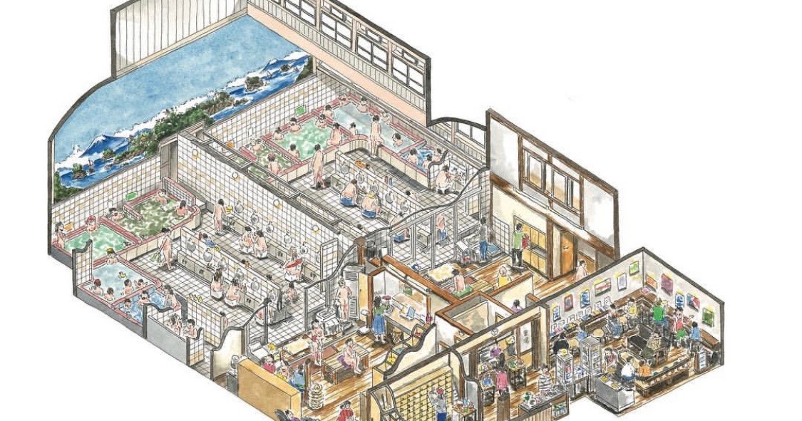 Cross-Section Illustrations of Sentos