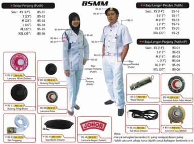 Fullhouse 99: B - Set Lengkap Uniform BSMM