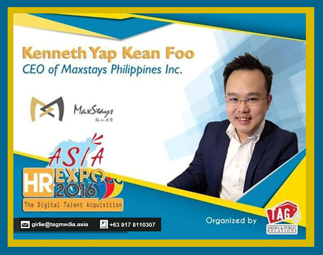 TAG Media Events: MaxStays Philippines Inc at 2016 Asia HR Expo:The ...