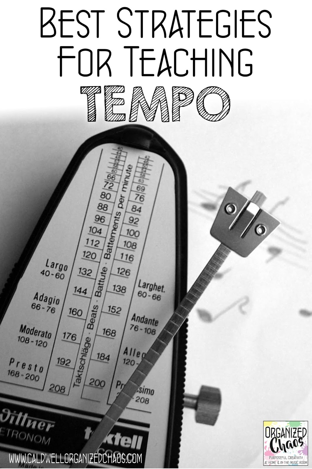 Best Strategies for Teaching Tempo | Organized Chaos