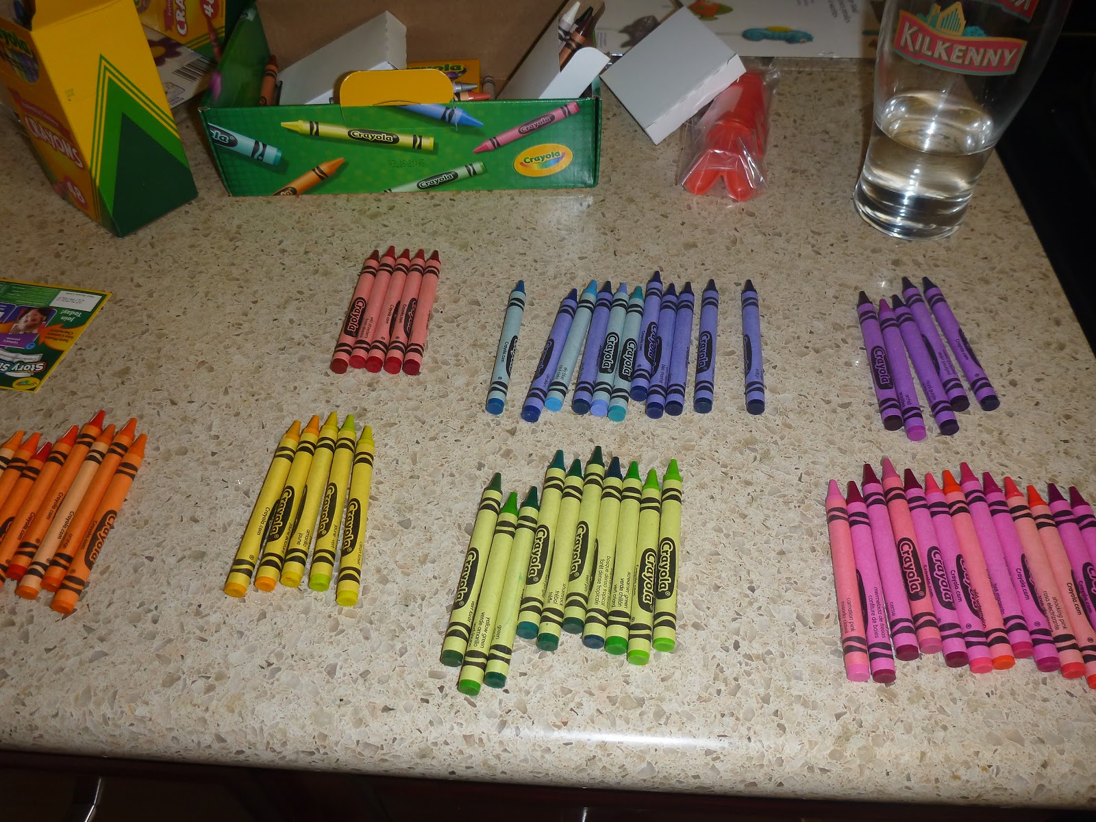 The Kassebaum Four: Party Favors: Cool Crayons