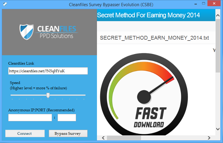 [UPDATED] Cleanfiles Survey Bypasser Evolution - Survey Bypassers Evolution