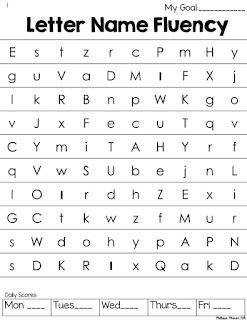 Ms. Moran's Kindergarten: Kindergarten Reading Fluency