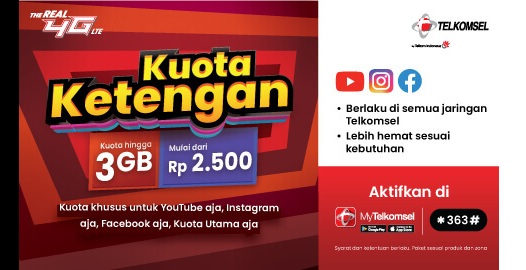 Promo kuota ketengan dan daftar harga kuota ketengan Telkomsel | cara ...