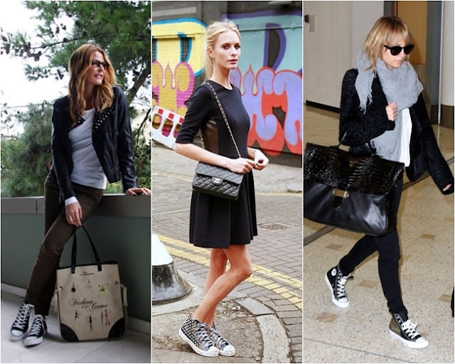 Desejos de uma fashionista...: Inspirações de looks com All Star: