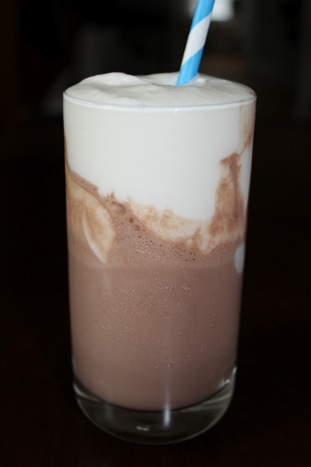 The Garlic Press: Dark Chocolate Milkshake with Fluffy Coconut Cream