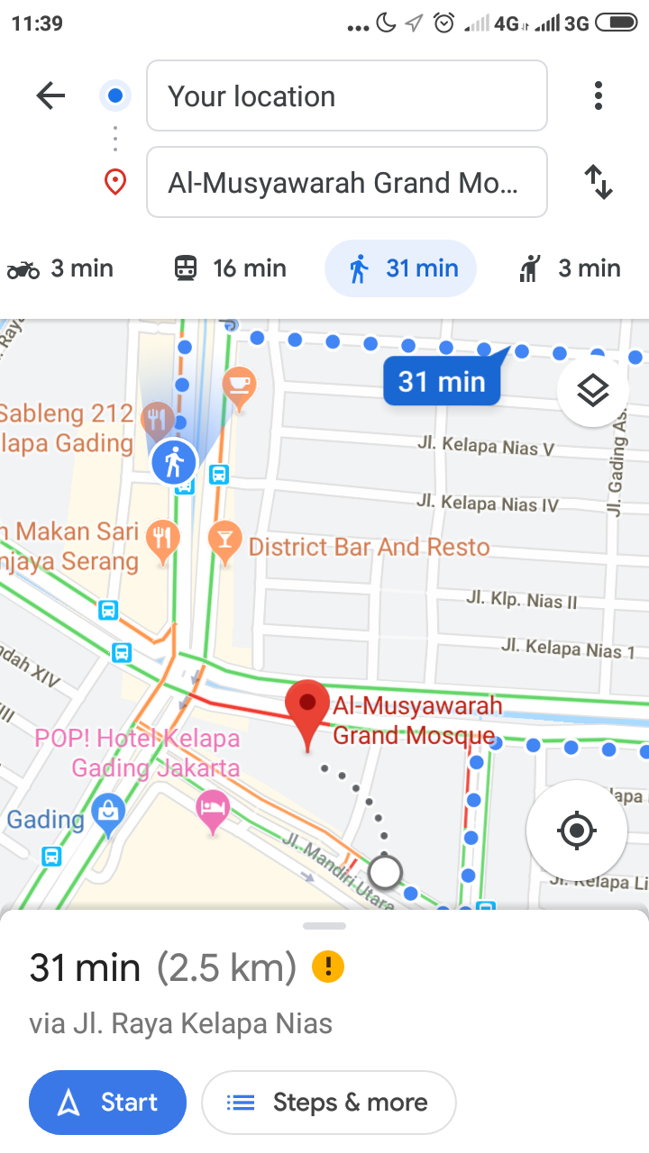 gak jelas: google maps ngaco