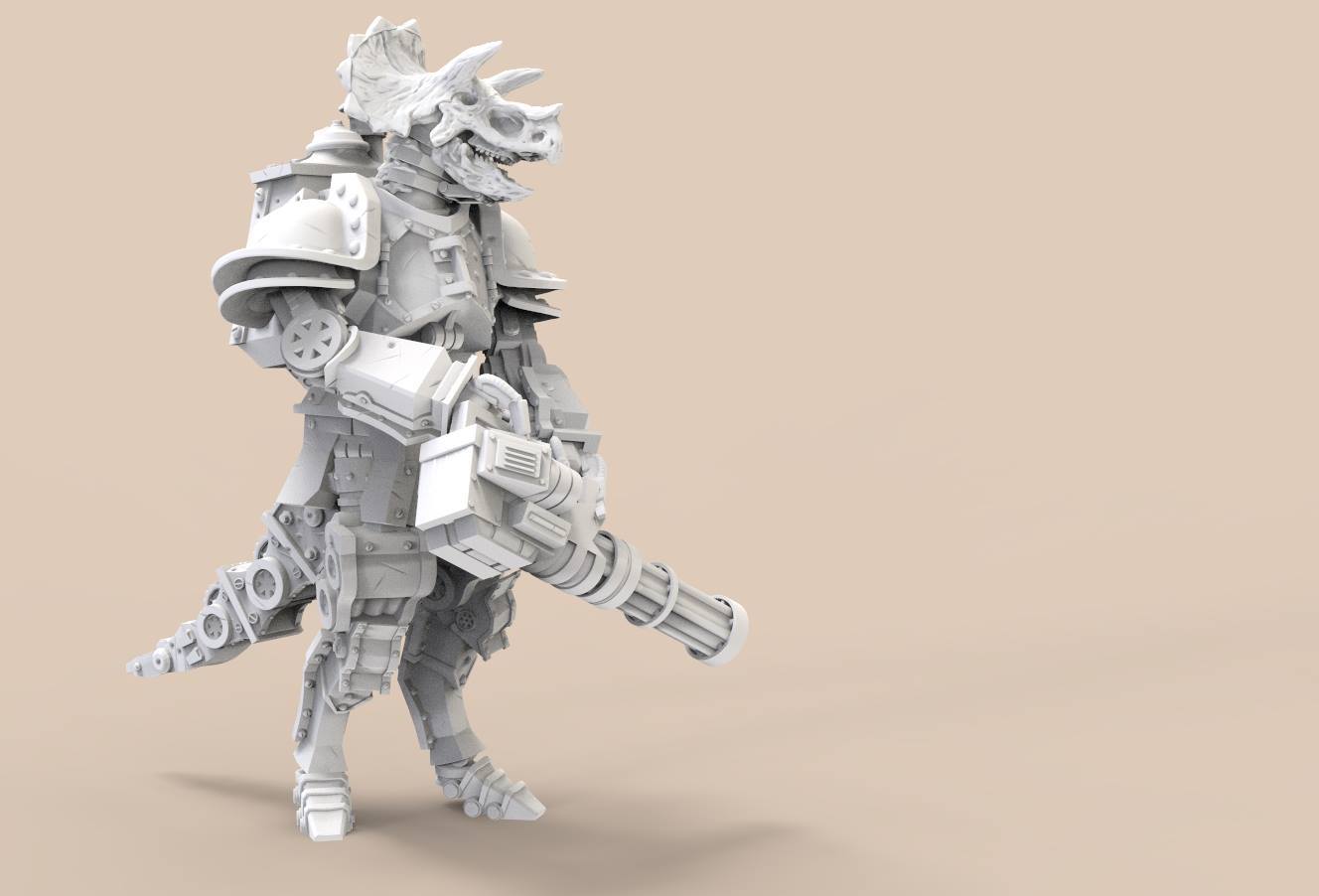 Wargame News and Terrain: FossilPunk Foundry: New Sauriana Miniature ...