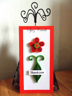 Syaz Cards: Simple flower