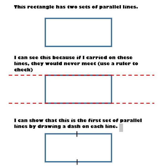Year 3: Maths Day 36 - Parallel lines in shapes.