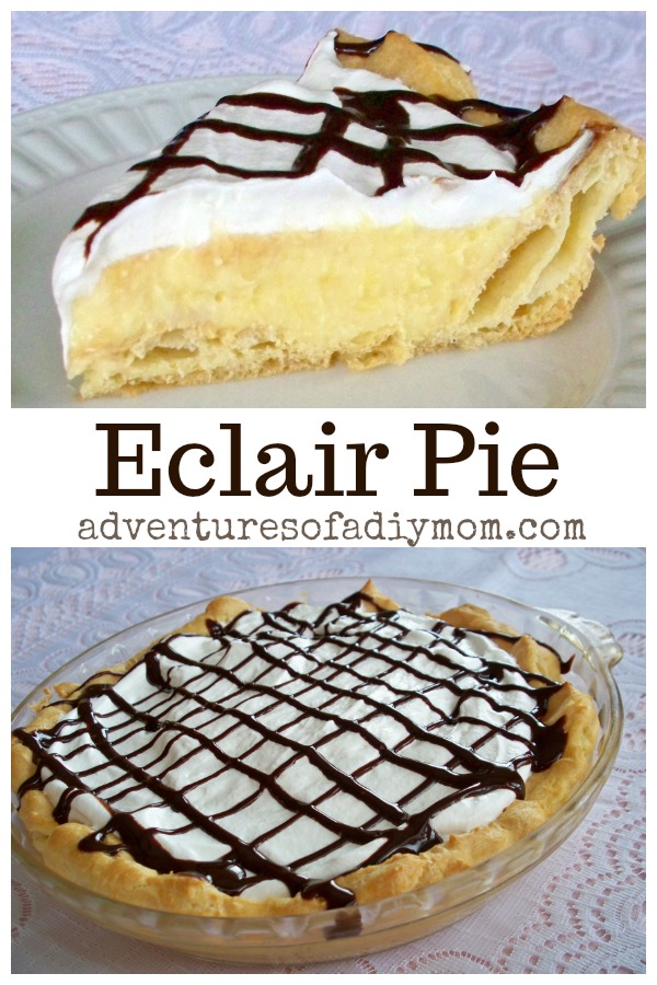 Eclair Pie Recipe - Adventures of a DIY Mom