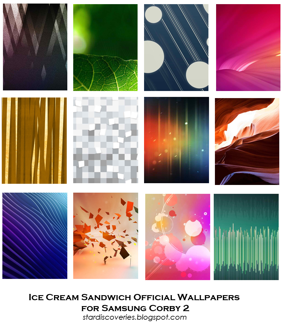 I will wander...: ICS Wallpaper for Samsung Corby 2