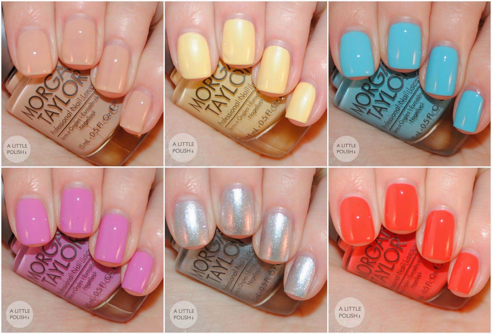 A Little Polish: Morgan Taylor: Casual Cool Collection - Spring 2014