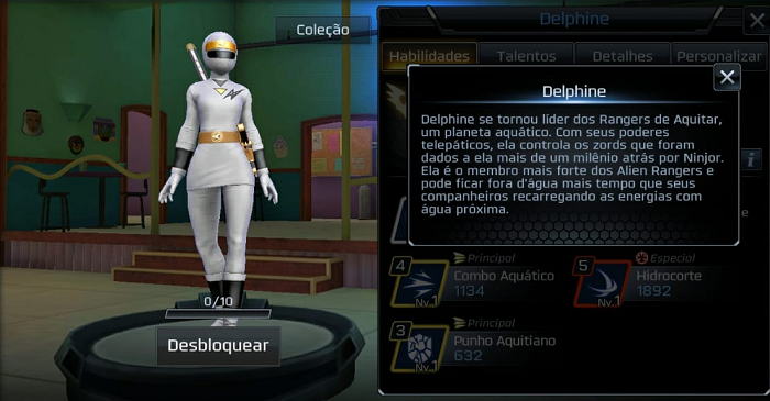 Delphine de Alien Rangers entra em Power Rangers Legacy Wars