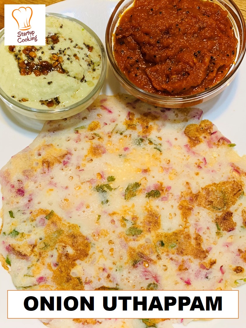 Onion Uthappam Recipe | Breakfast Recipe | Startup Cooking