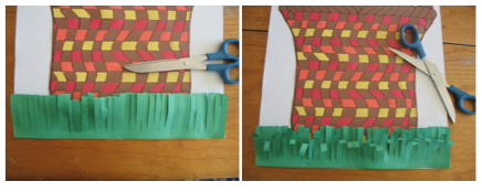 Weave an Easter Basket Scene | Easter Egg Crafts