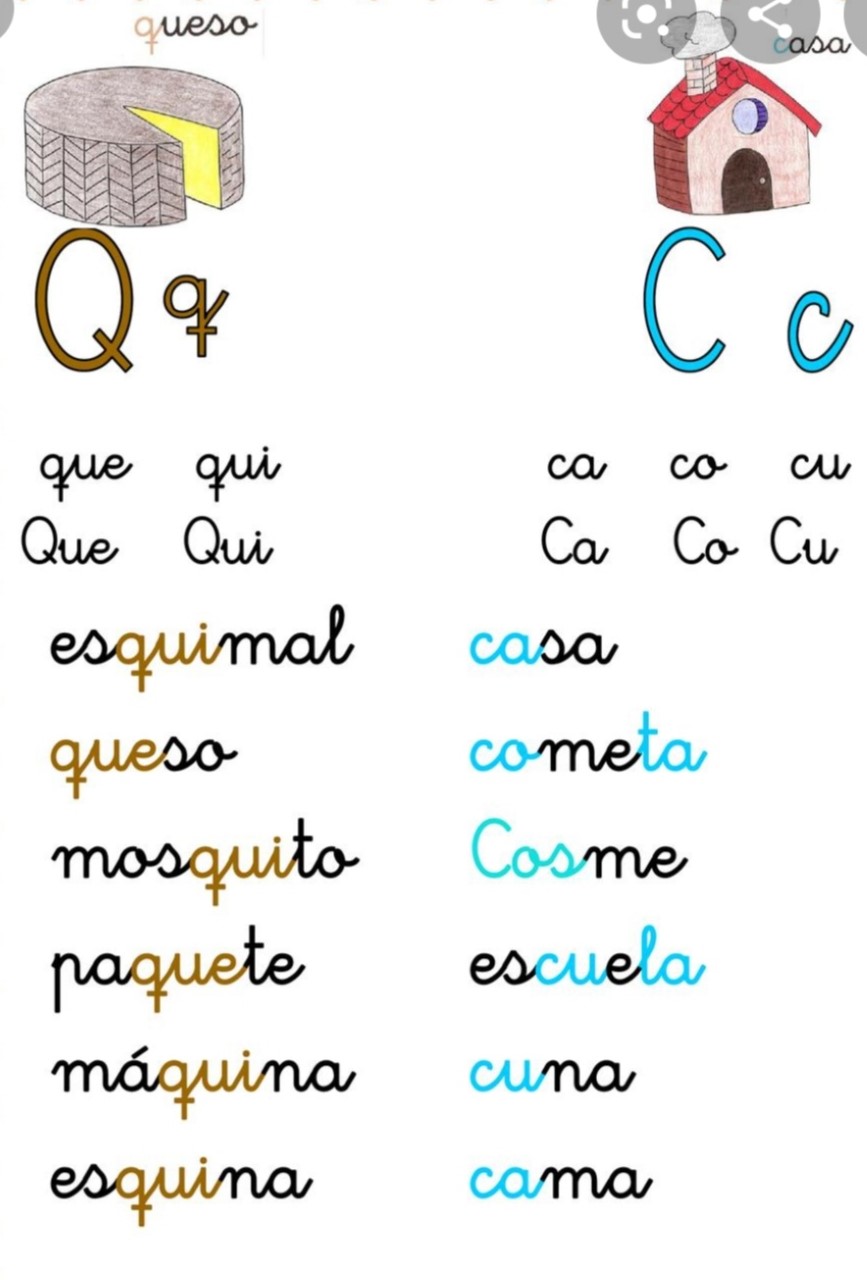 HADA DE COLORINES: LECTURA: CA, CO, CU, QUE, QUI