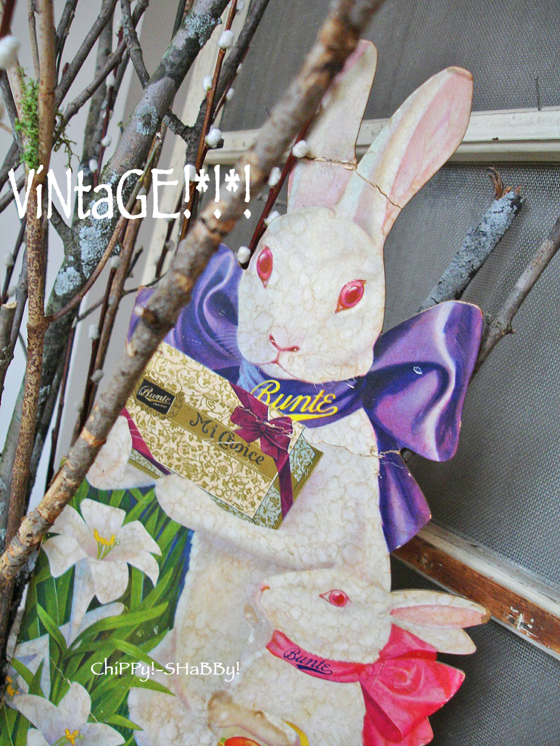 ChiPPy! - SHaBBy!: ViNtaGe "BUNNY SIGHTING"!*!*! Bunte Candy Company ...