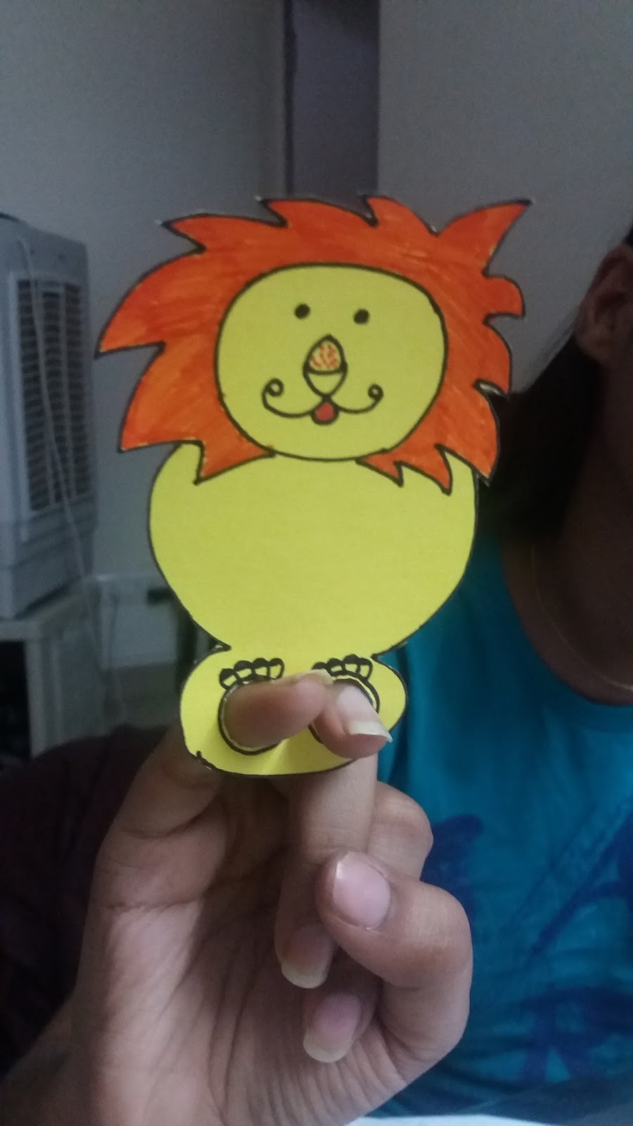 Origami Lion Puppet