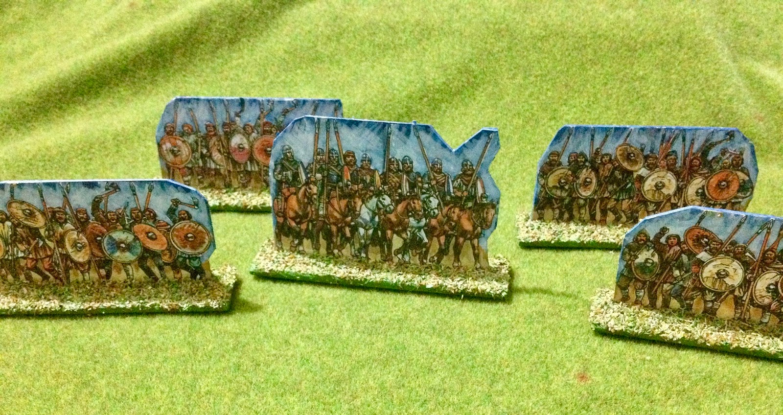 Grid based wargaming - but not always: Paper Armies and Rules