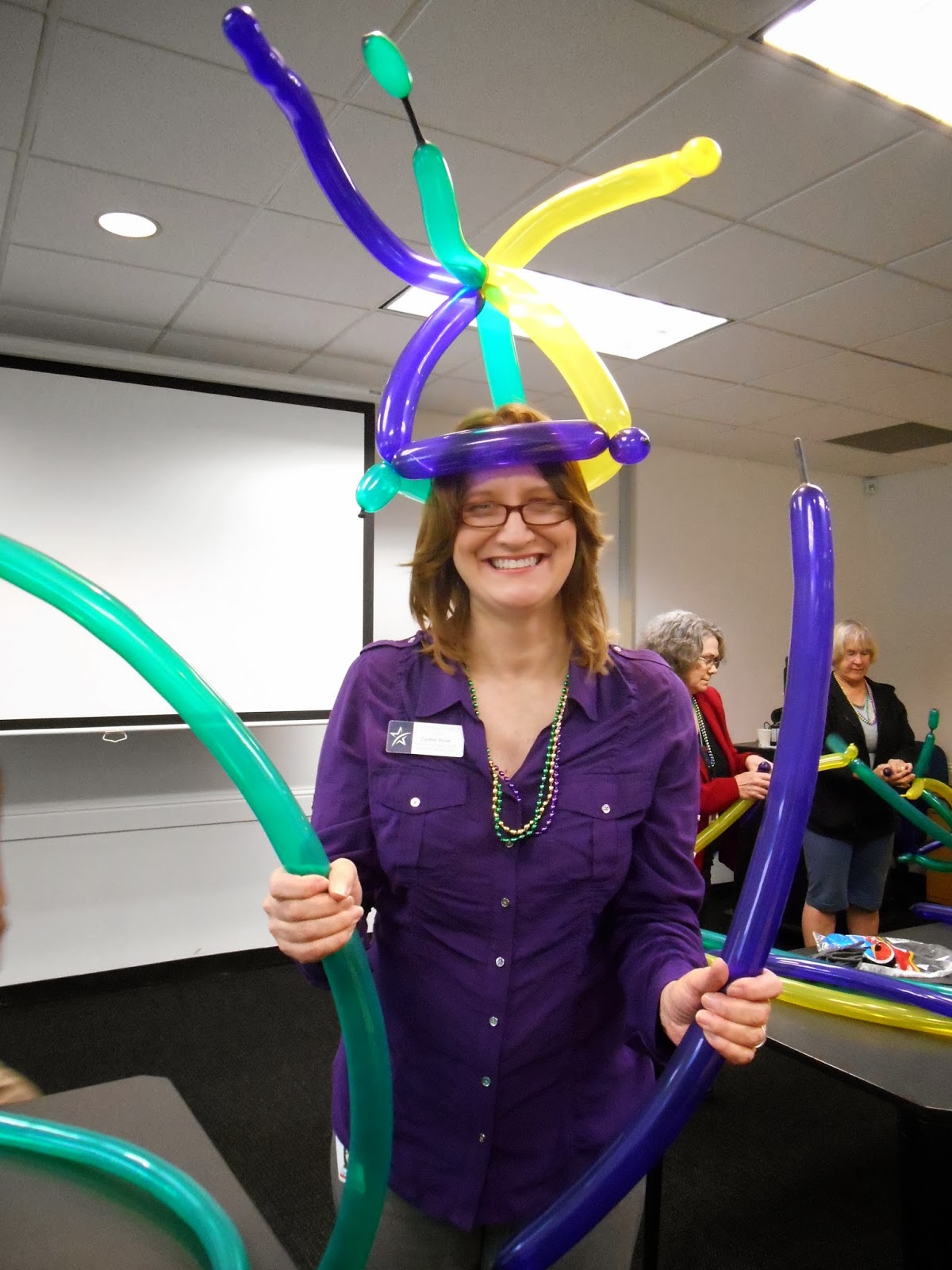 L.I.F.E.: Mardi Gras Balloon Hats