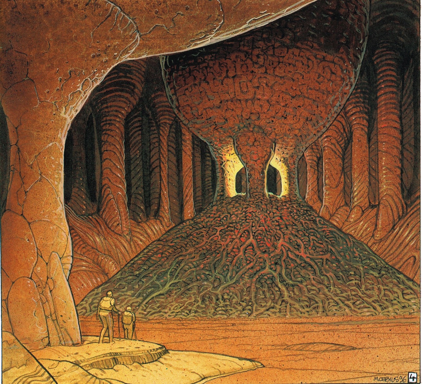 Cap'n's Comics: Coupla Panels From The Repairmen by Moebius