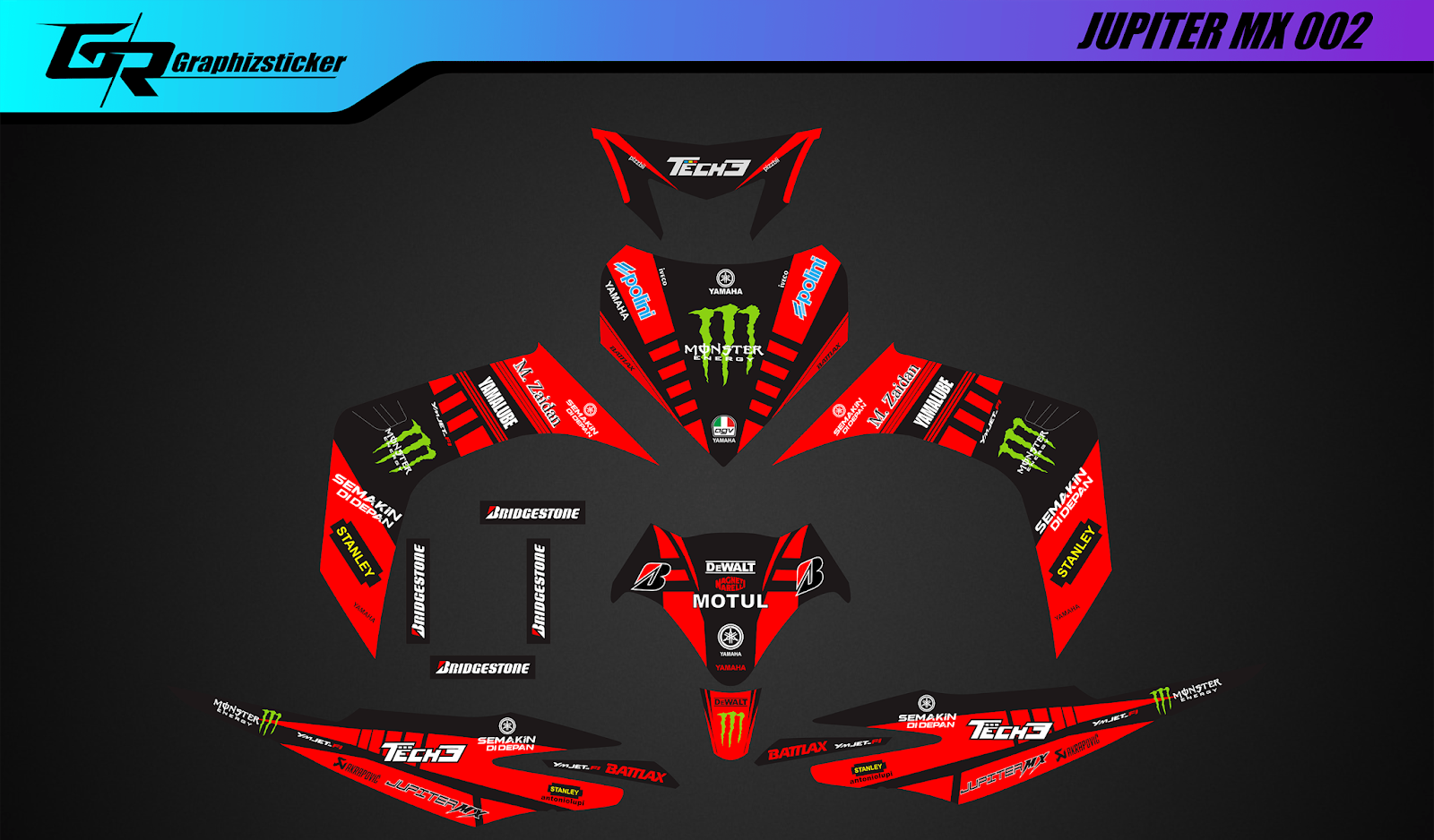 Trik sederhana agar Desain Decal Motor oke punya??? - Agen87