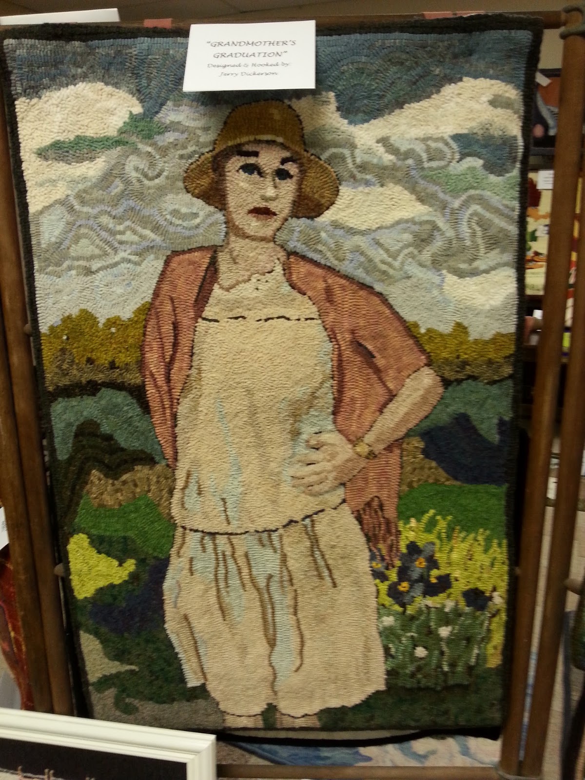 Wild West Rug Hookers: Prairie Rose Rug School Walking on Art
