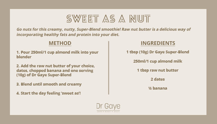 Simple But Awesome Recipes: Sweet as a nut smoothie