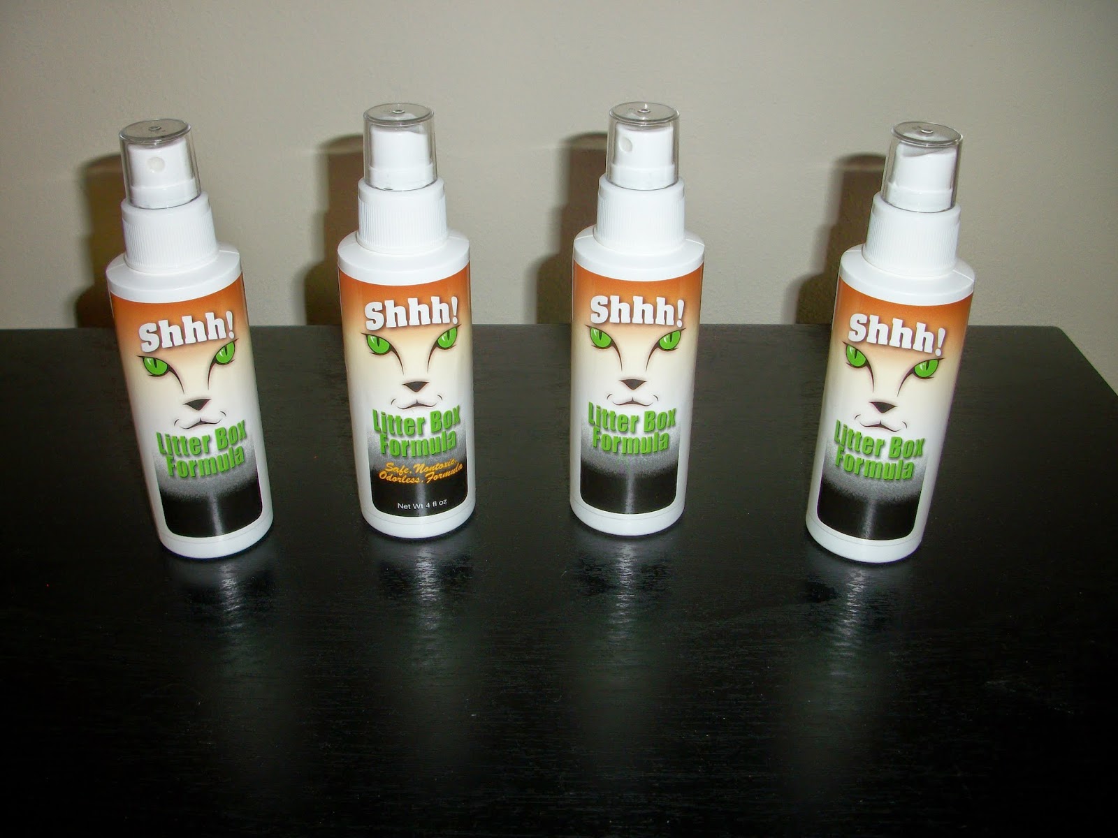 Shhh! Litter Box Odor Control Plus Giveaway - Outnumbered 3 to 1