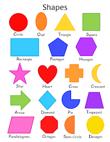 From my heart: Shapes Printable