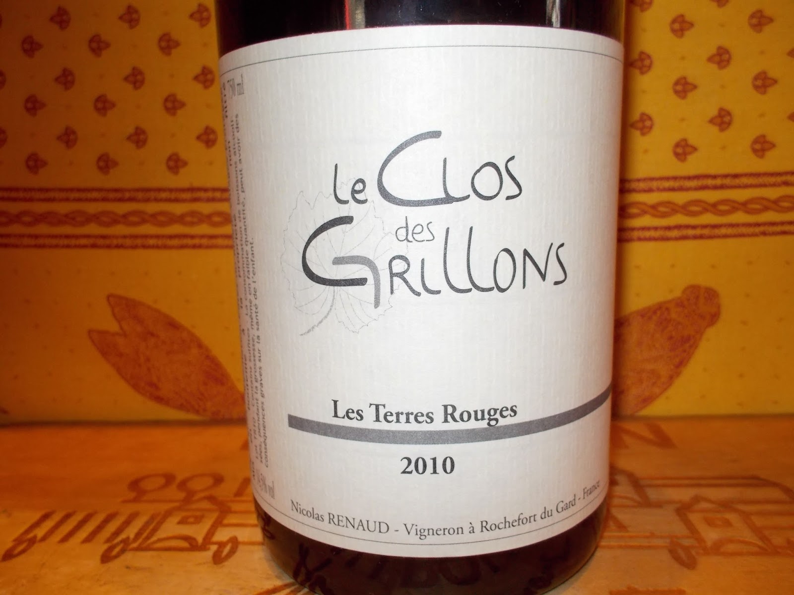 Le Clos des Grillons Terres Rouge(ル クロ デ グリヨン テール ルージュ)
