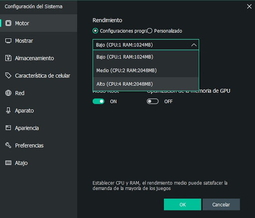 Cómo configurar la CPU y la memoria Memu Play ~ Descargar Memu Play
