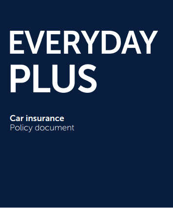 EVERYDAY PLUS Car insurance Policy document