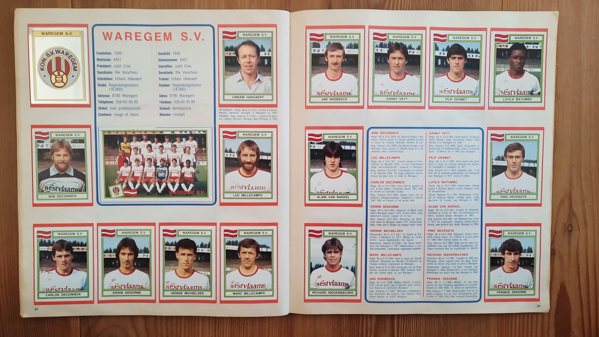 Only Good Stickers: Panini Football 84 (Belgium)