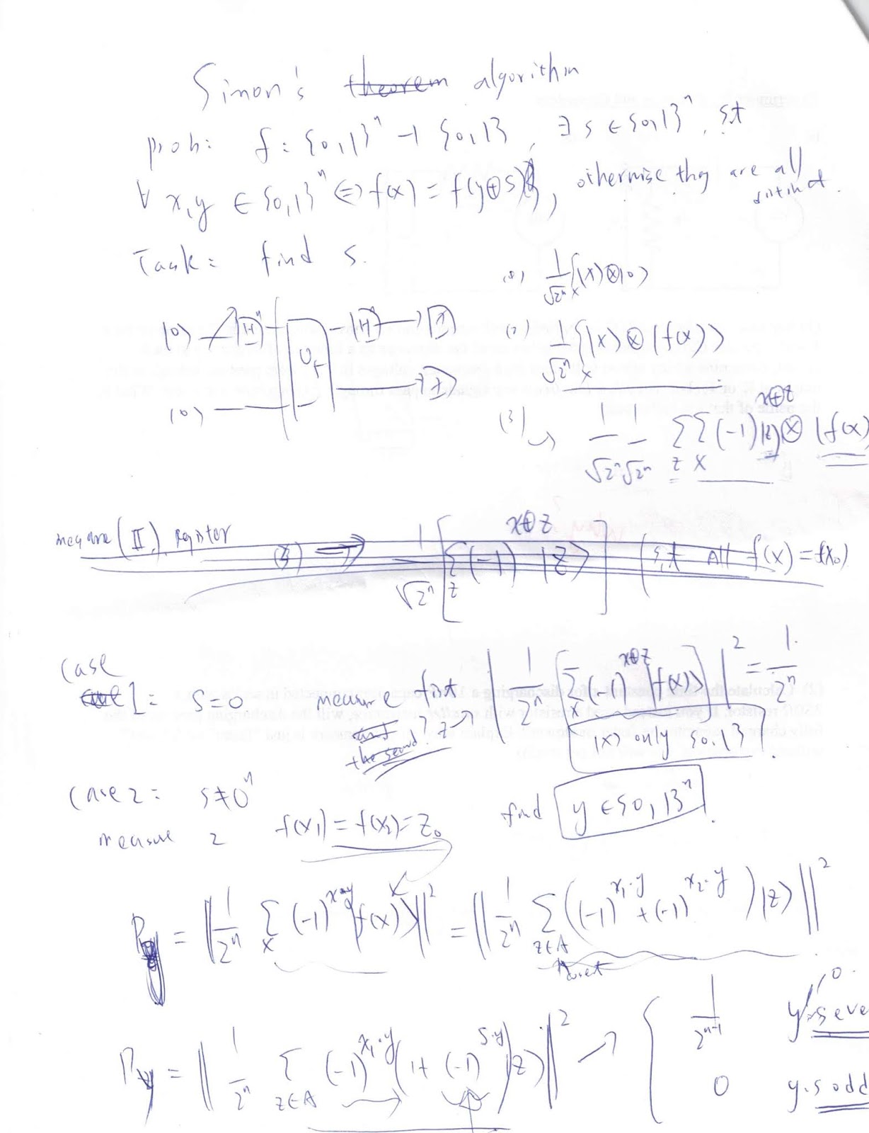 極樂島: Simple quantum algorithm