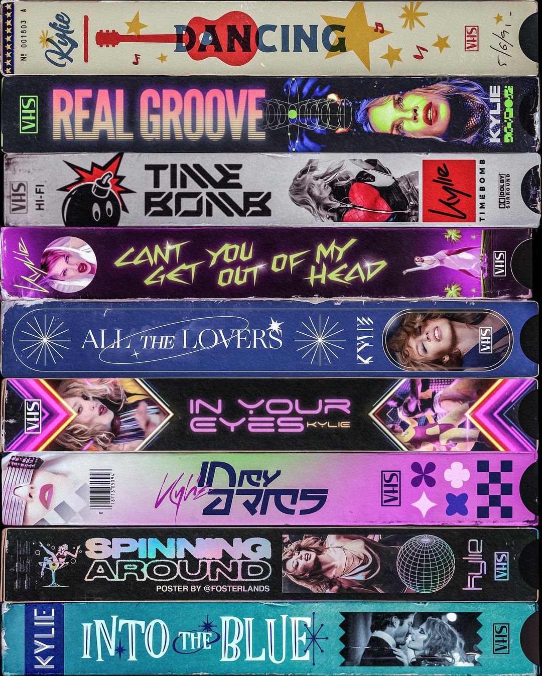 Kylie Fanmade Art: VHS Art