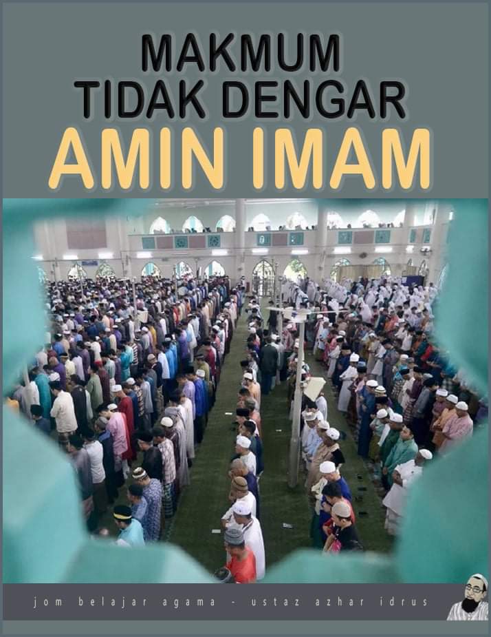 1Media.My: Makmum Tidak Dengar Bacaan Amin Imam